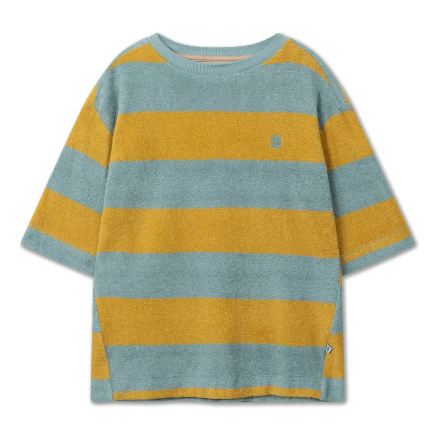 Repose AMS - Organic Sponge T-Shirt - Mustard | Smallable