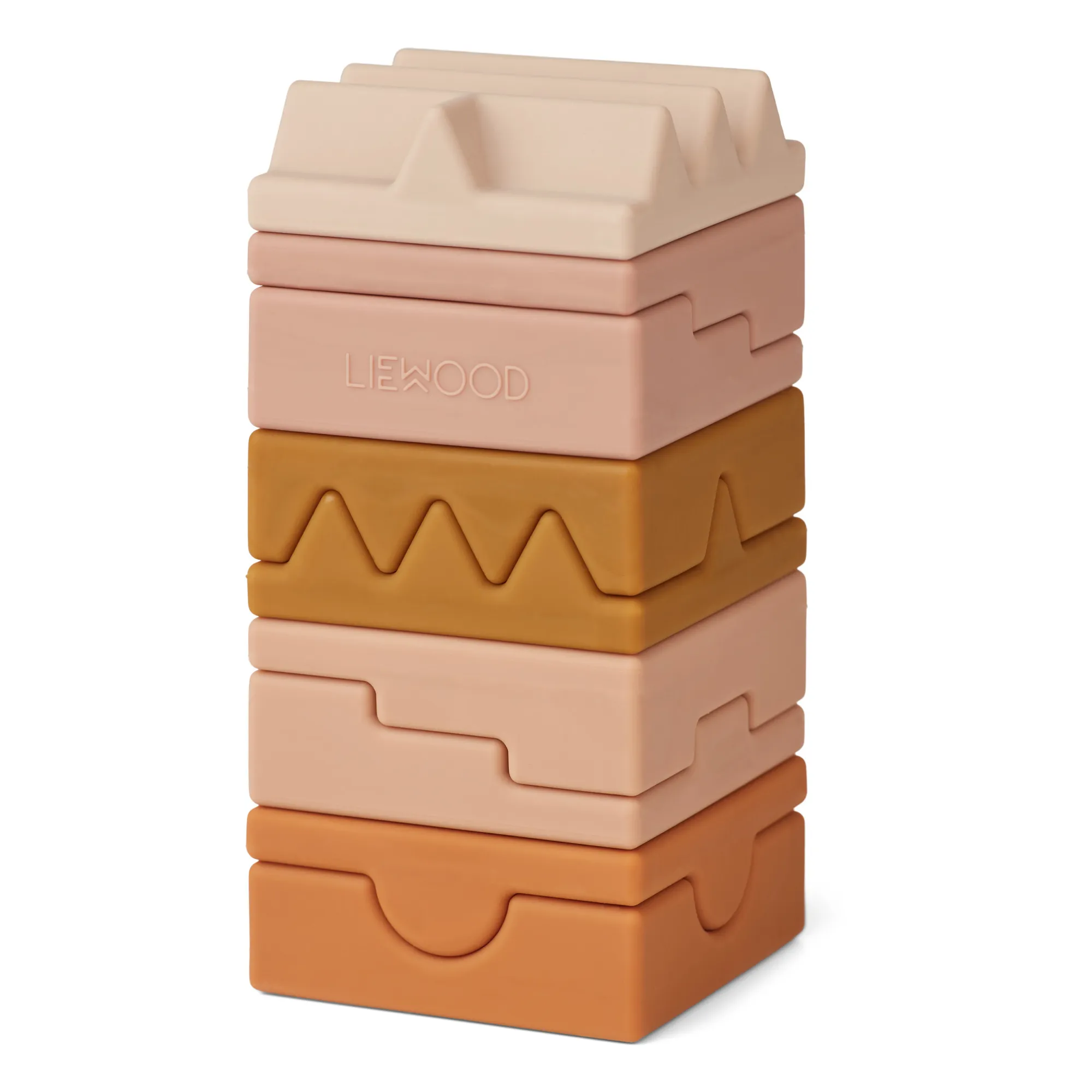 Liewood - Morgan Stacking Tower - Dusty Pink | Smallable