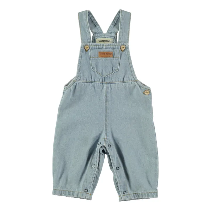 Tocoto Vintage - Baby Denim overalls - Blue | Smallable