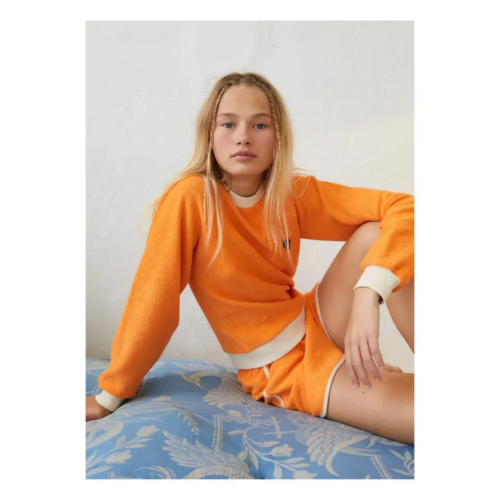 the new society - Compton Terry Sweater - Orange | Smallable
