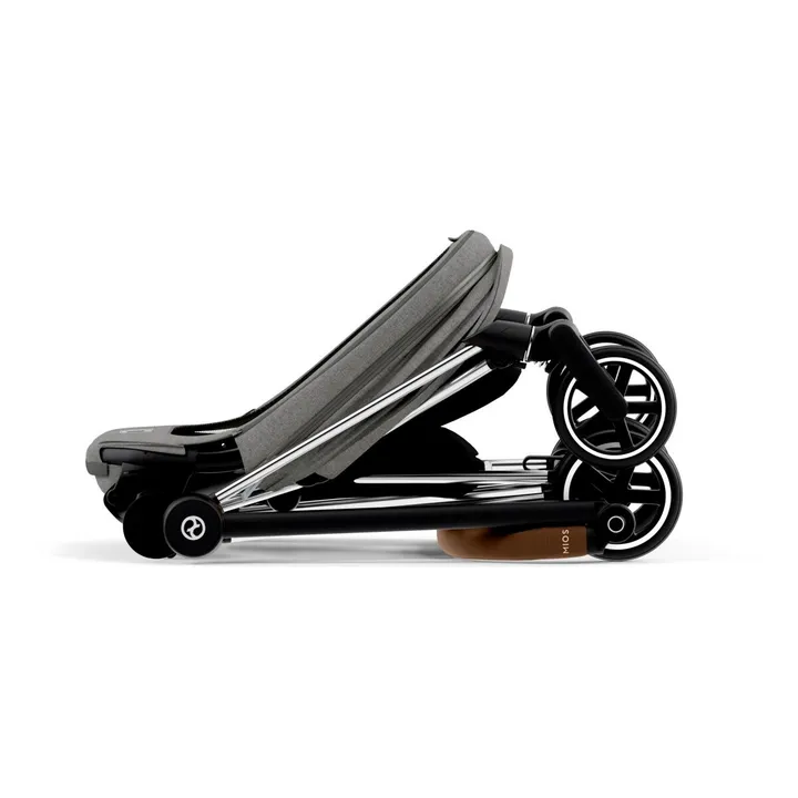 Cybex - Poussette évolutive Mios châssis chrome - Gris | Smallable