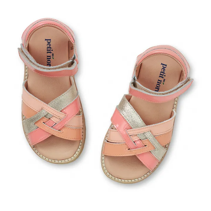 Petit Nord - Evy Scratch Sandals - Pink | Smallable