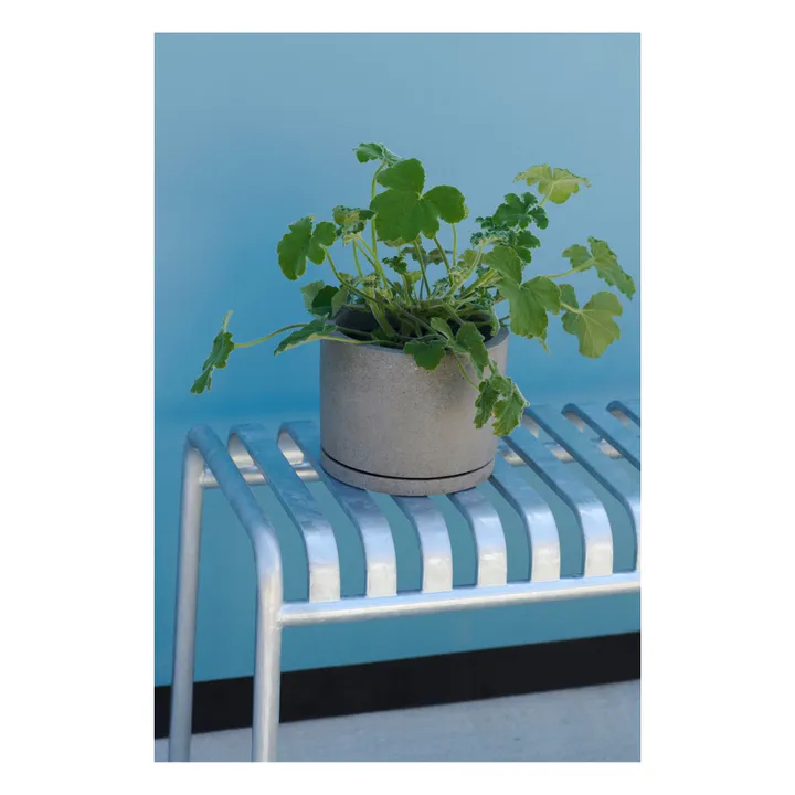 Hay - Cache-pot et soucoupe - Gris clair | Smallable