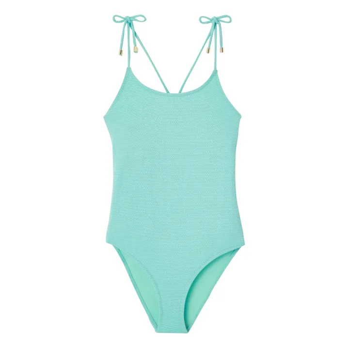 Lison Paris - Bahamas 1 Piece Swimsuit - Turquoise | Smallable
