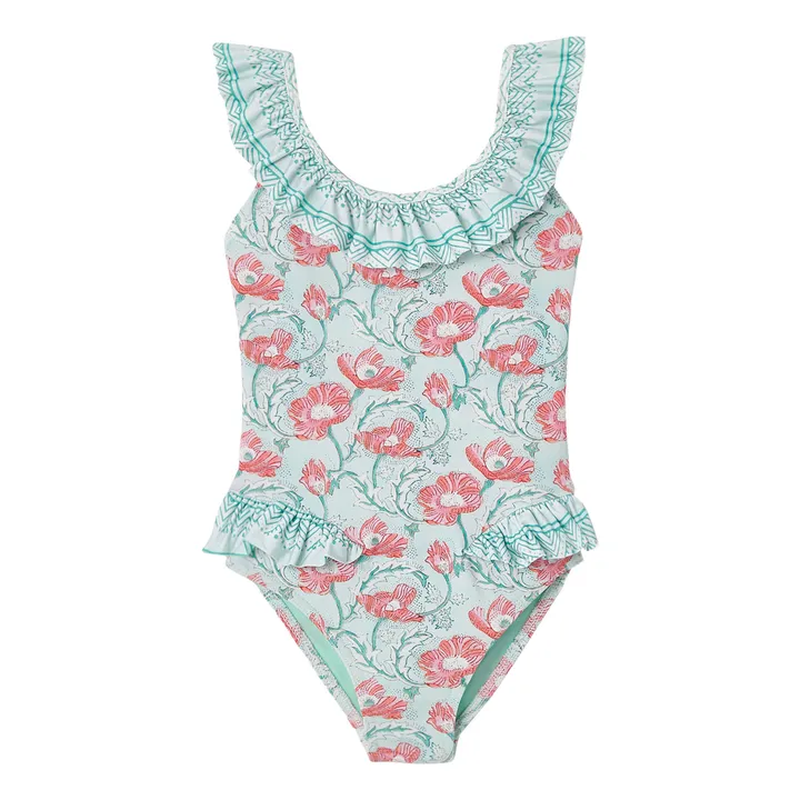 Lison Paris - India 1-piece UV protection swimming costume - Blue ...