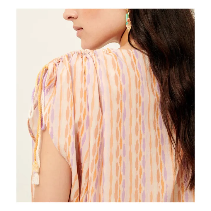 Sessùn - Mani V blouse - Orange | Smallable