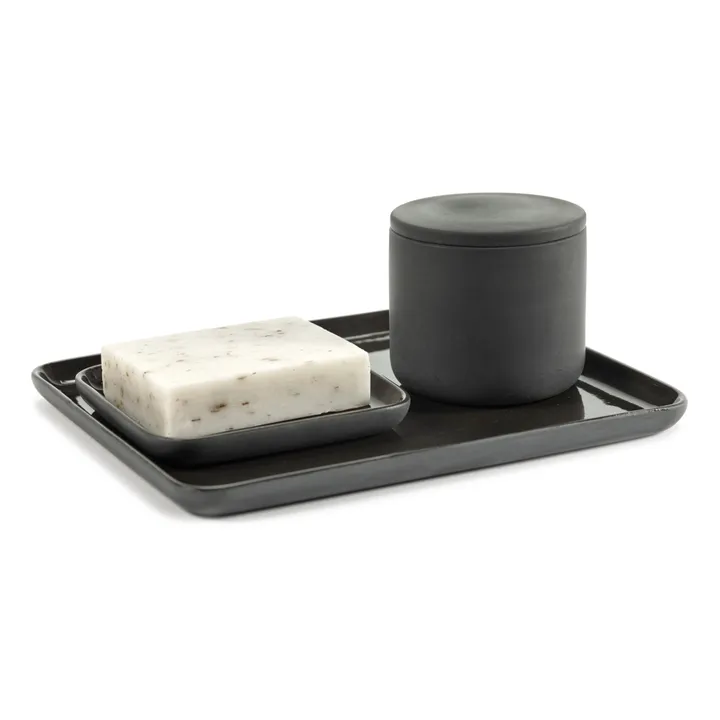 Serax - Round Container with Lid - Dark grey | Smallable