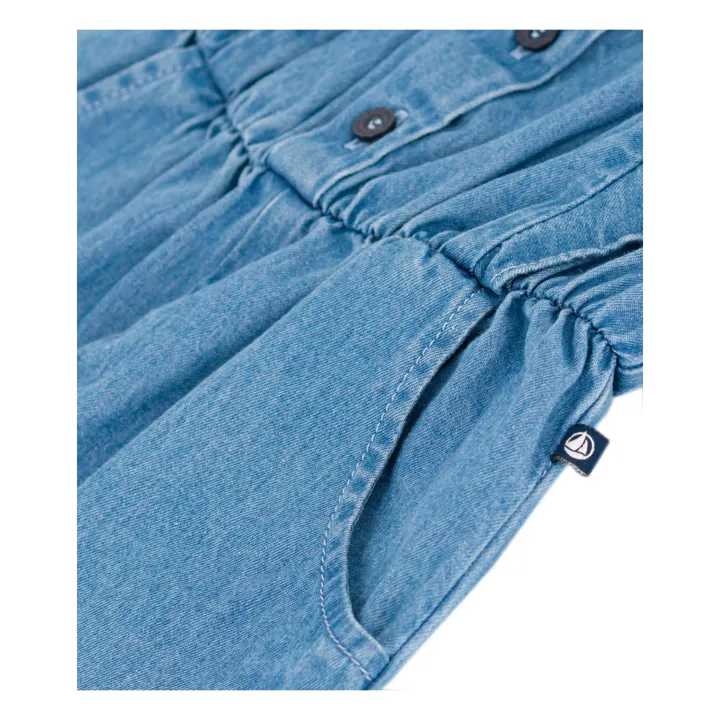 Petit Bateau - Maxa Denim jumpsuit - Denim blue | Smallable