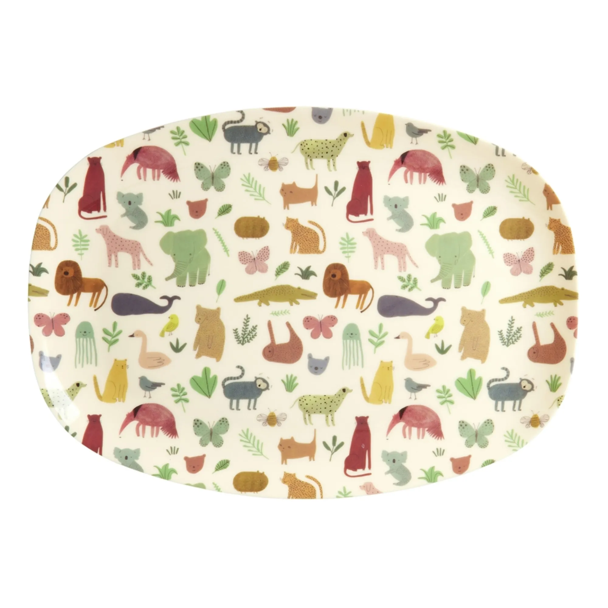 Rice - Rectangular plate Sweet Jungle | Smallable