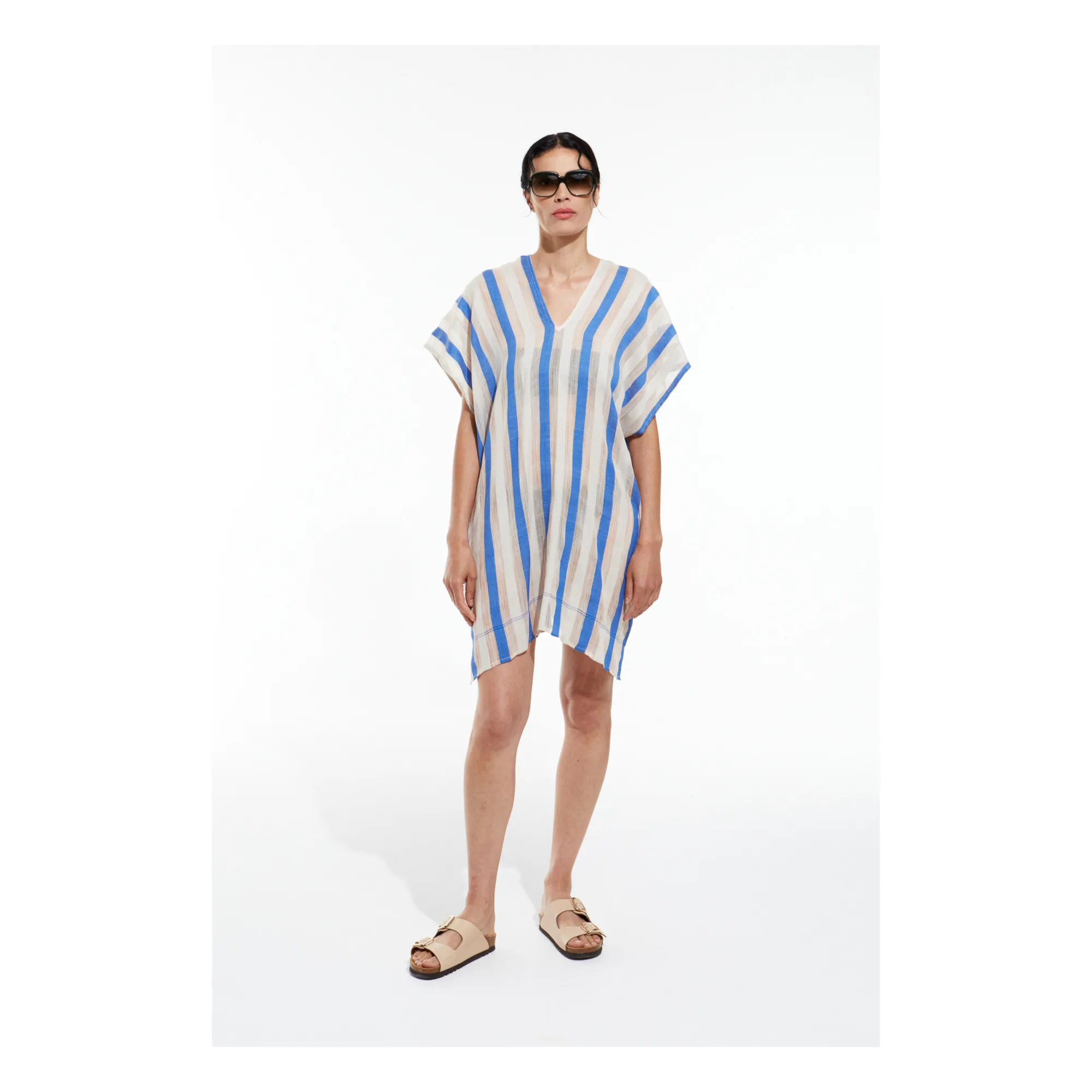 Mapoésie - Elia Sahara dress - Blue | Smallable