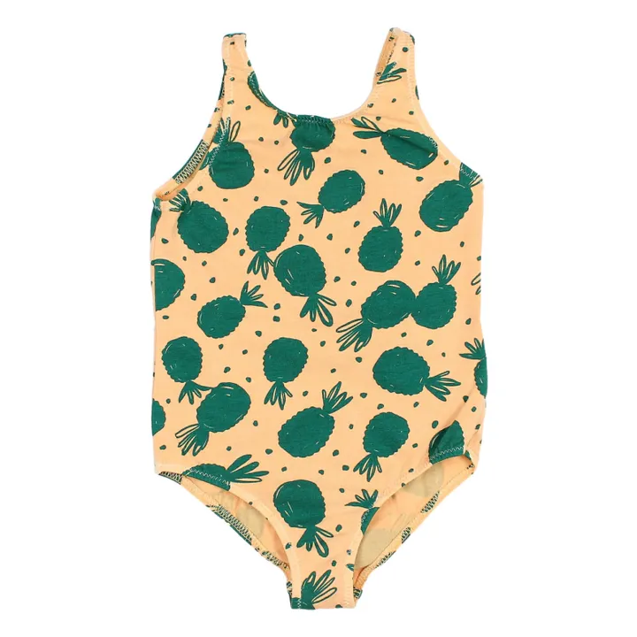 Búho - Exclusive Buho x Smallable - Pineapple 1 Piece Swimsuit - Yellow ...