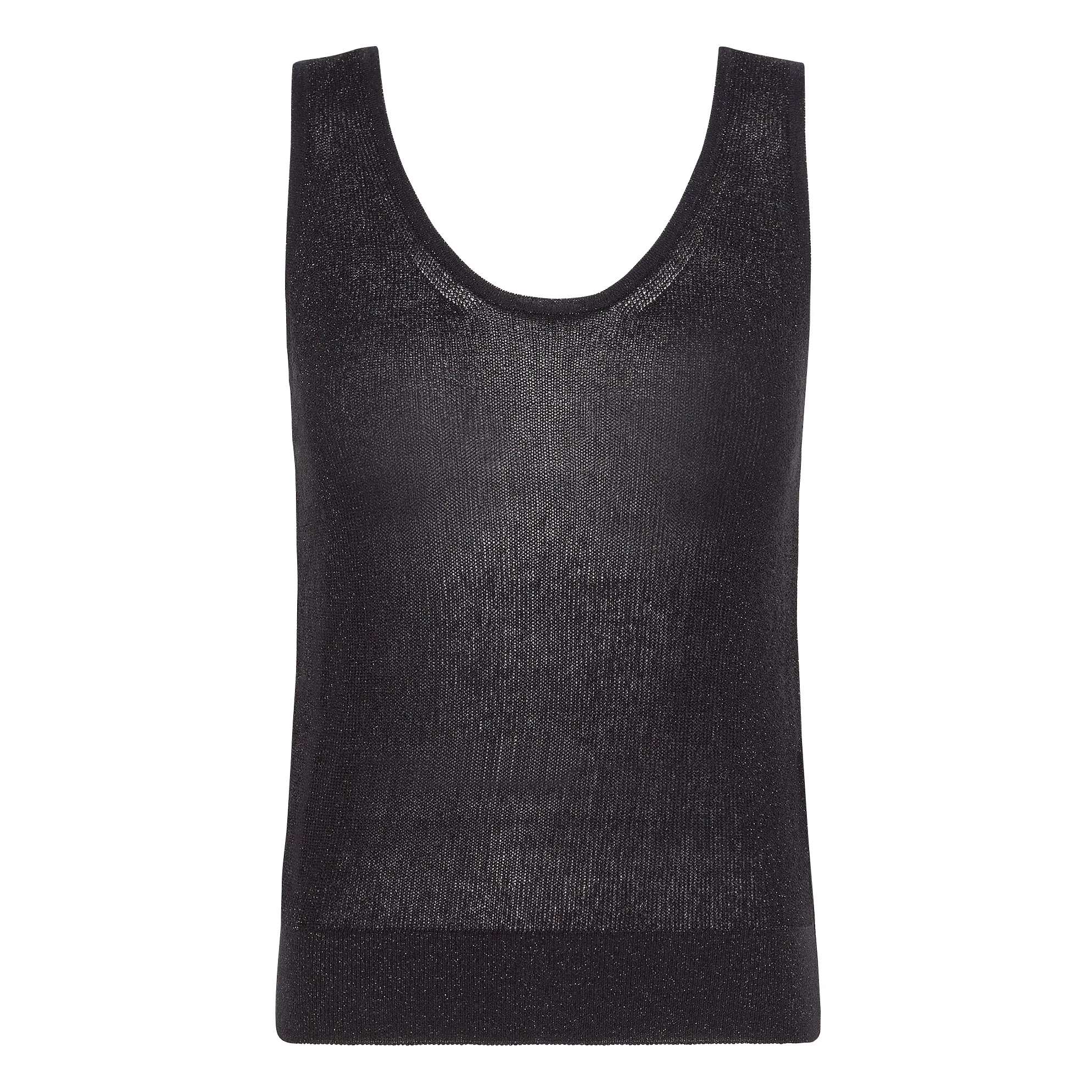 Momoni - Luccia Metallic Mesh Top - Midnight blue | Smallable