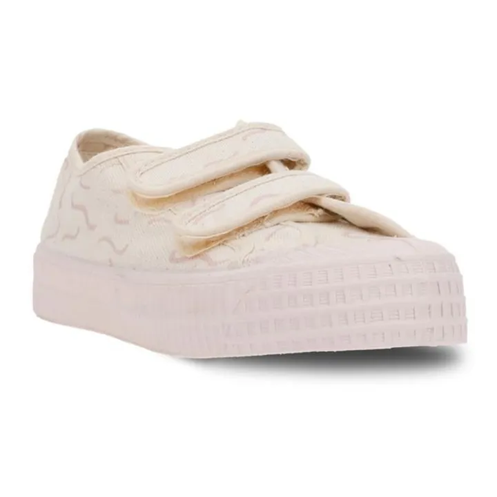 Novesta - Master Kid Velcro Print Sneakers - Pink | Smallable