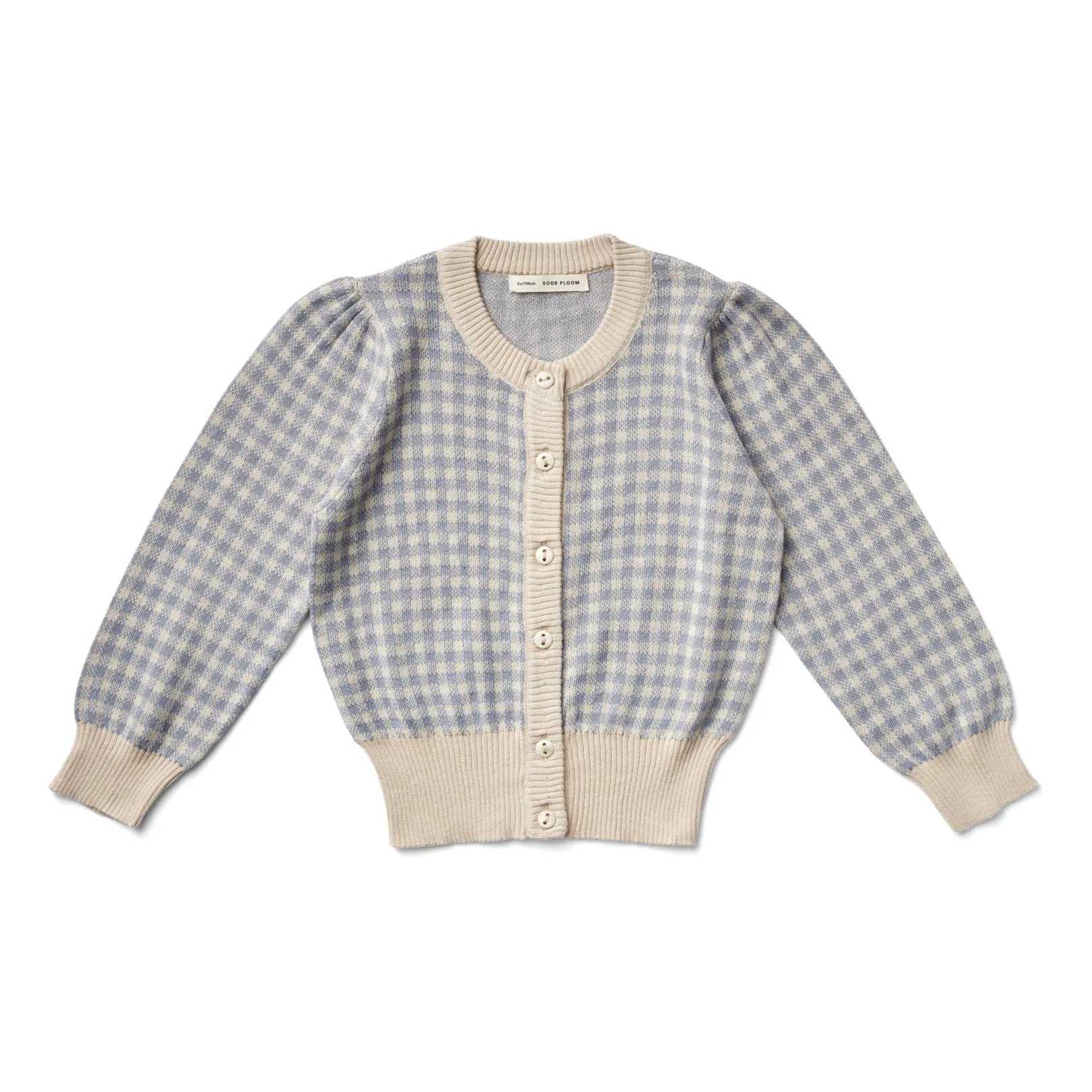 Soor Ploom - Pink Checkered Cardigan - Midnight blue | Smallable