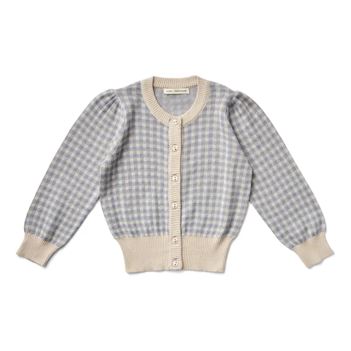 Soor Ploom - Pink Checkered Cardigan - Midnight blue | Smallable