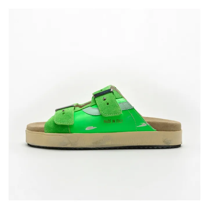 Hidnander - Sundl sandals - Fluorescent green | Smallable