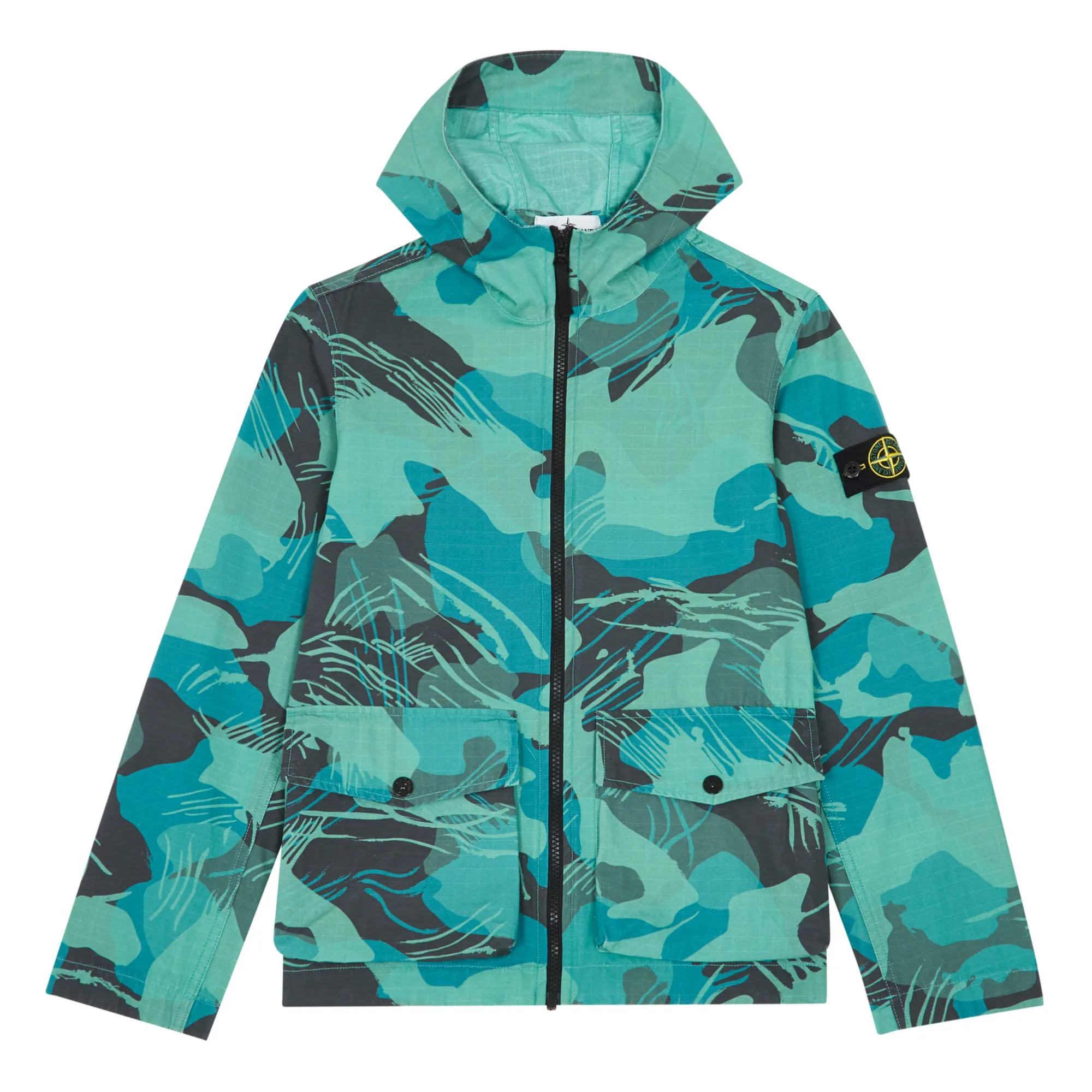 Stone Island - Camouflage Jacket - Emerald green | Smallable