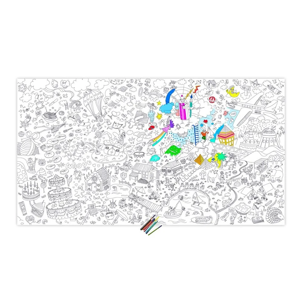 Omy - Giant Colouring Set Fantastic | Smallable