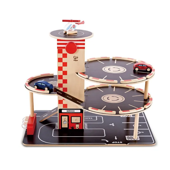 Hape - Wooden Garage Red | Smallable
