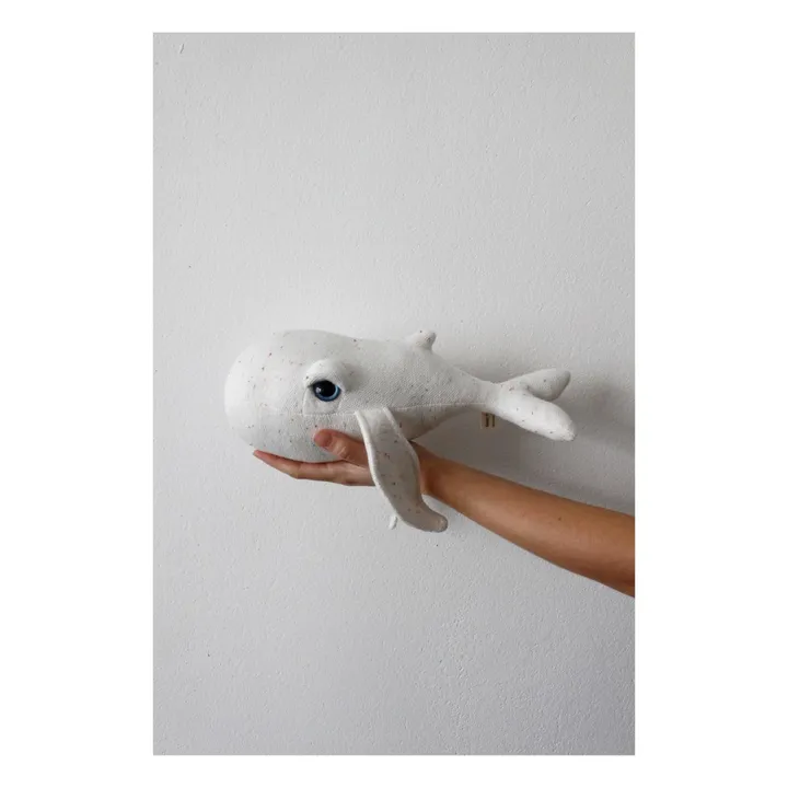 Bigstuffed - Albino Whale Mini Soft Toy 30cm - White | Smallable