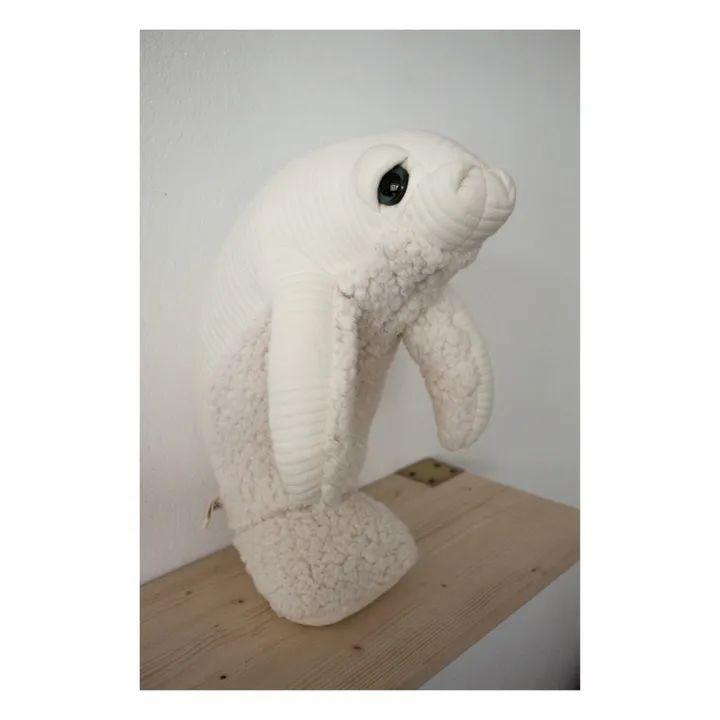 Albino Manatee Soft Toy 48cm White