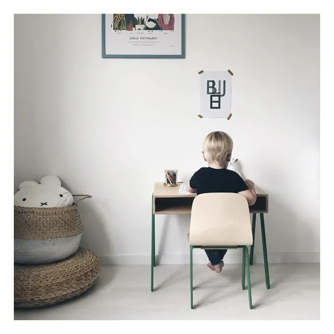 In2Wood - Kids' Chair - Dark green | Smallable