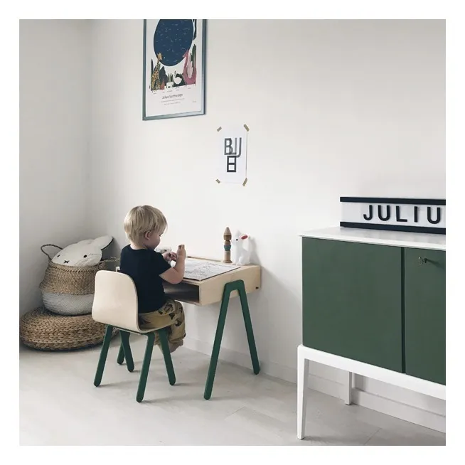 In2Wood - Kids' Chair - Dark green | Smallable