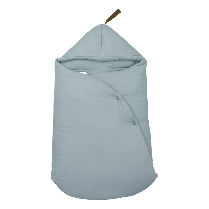 Numero 74 - Gipsy Organic Cotton Bunting Bag - Sweet Blue S046 | Smallable