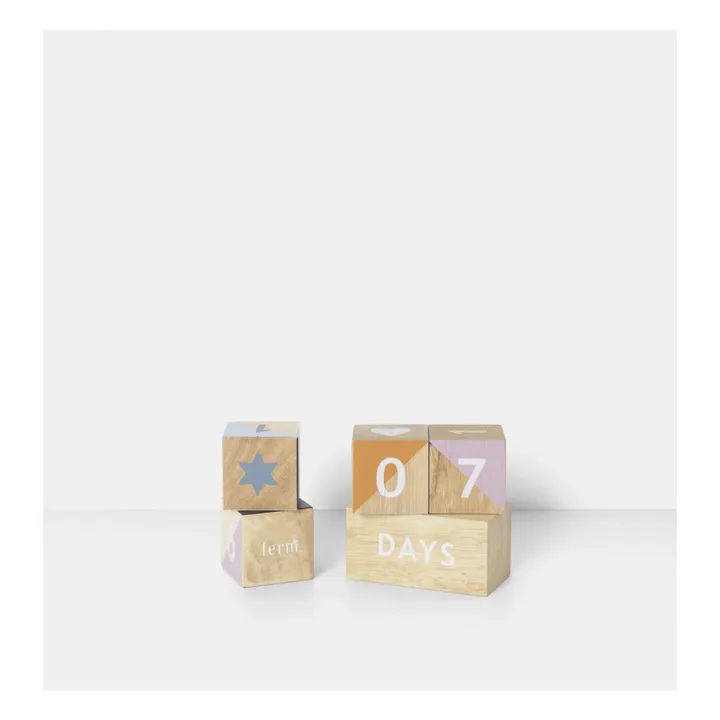 Ferm Living Kids - Age wooden blocks | Smallable