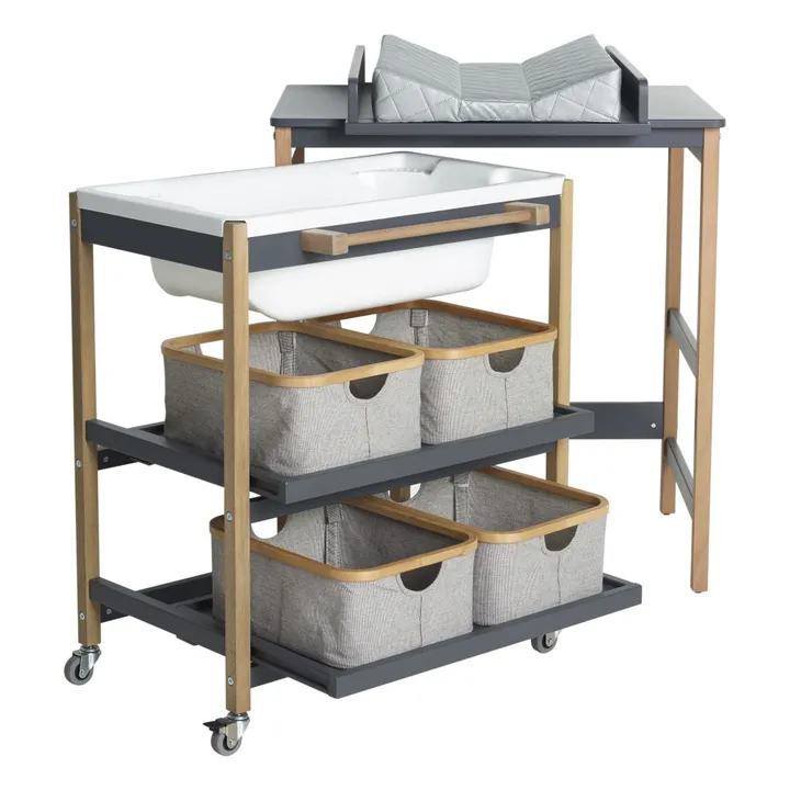 Quax - Smart Changing Table and Tub - Black | Smallable
