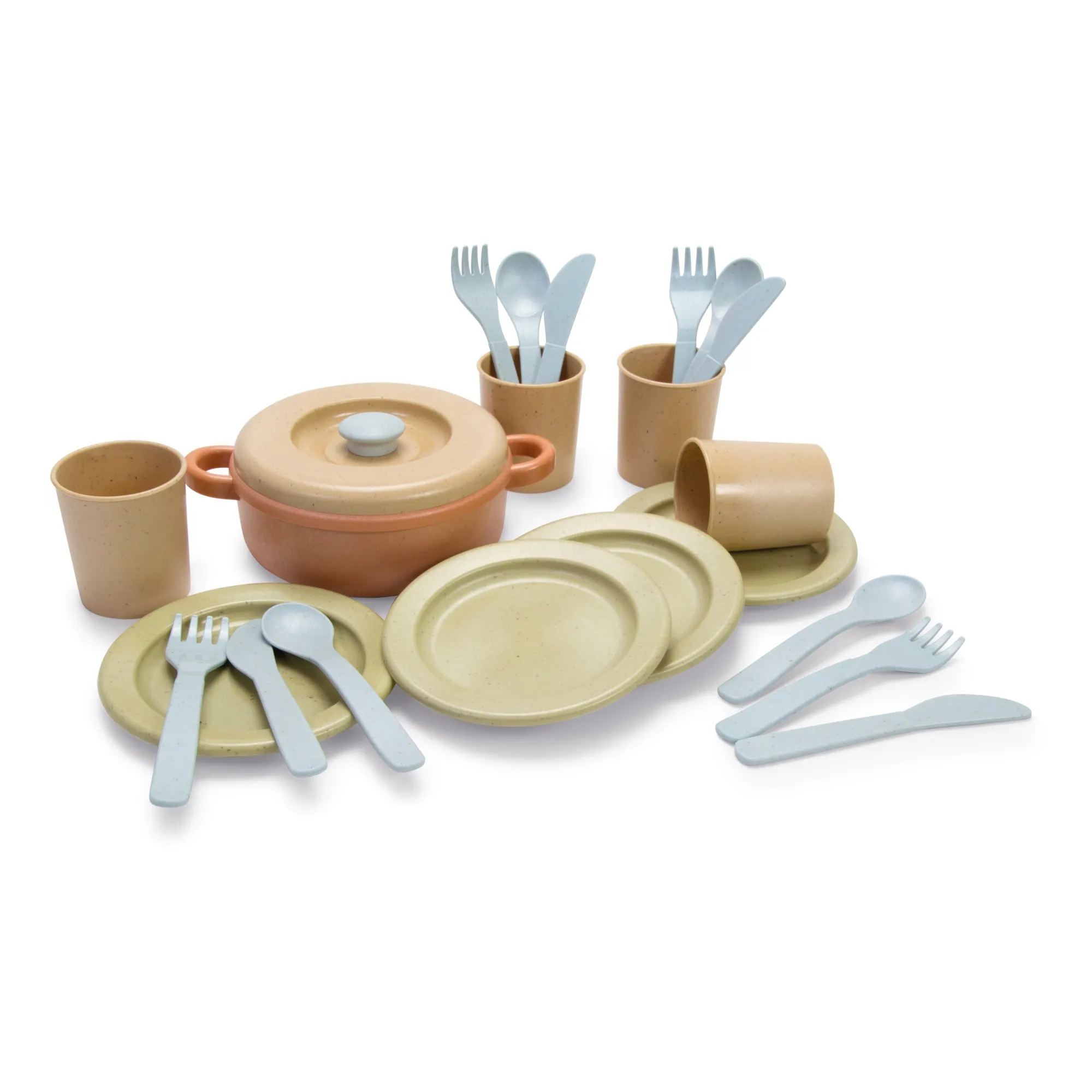 Dantoy - Bioplastic dinnerware set - Set of 22 | Smallable