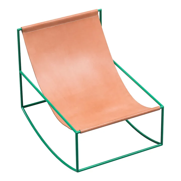 Valerie Objects - Rocking Chair, leather, Muller Van Severen | Smallable