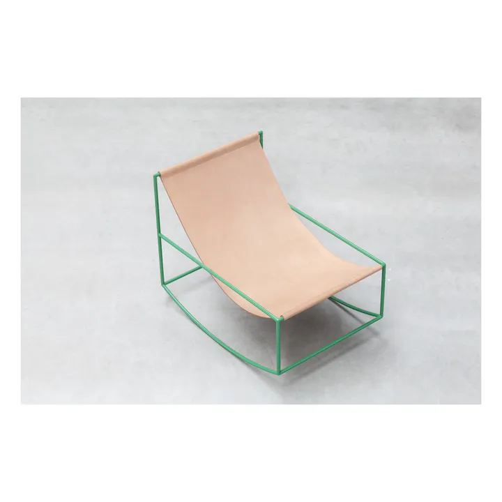 Valerie Objects - Rocking Chair, leather, Muller Van Severen | Smallable