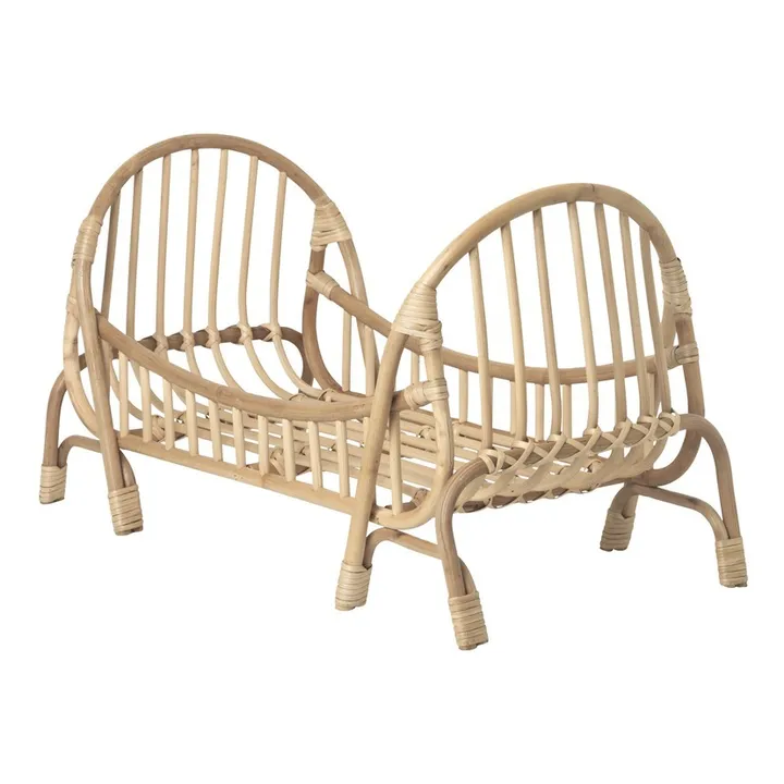 Ferm Living Kids Rattan doll bed Smallable