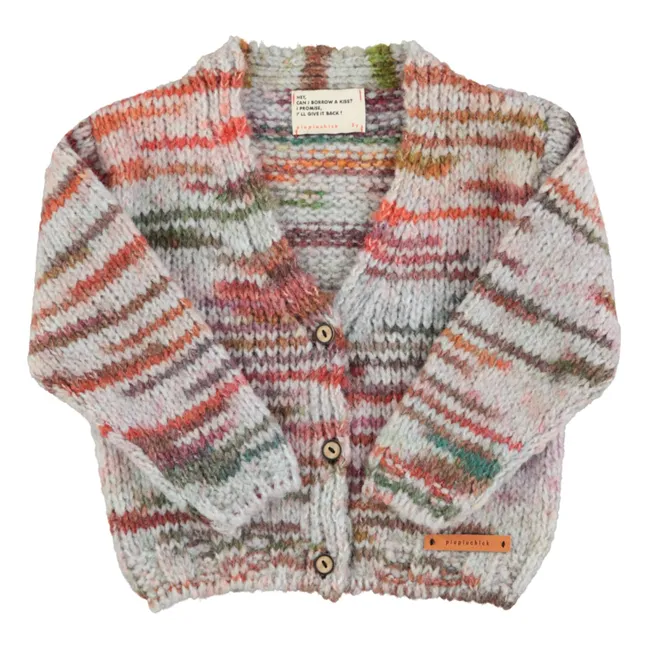 Louis Louise - Vianna Cotton and Wool Cardigan - Pale pink | Smallable