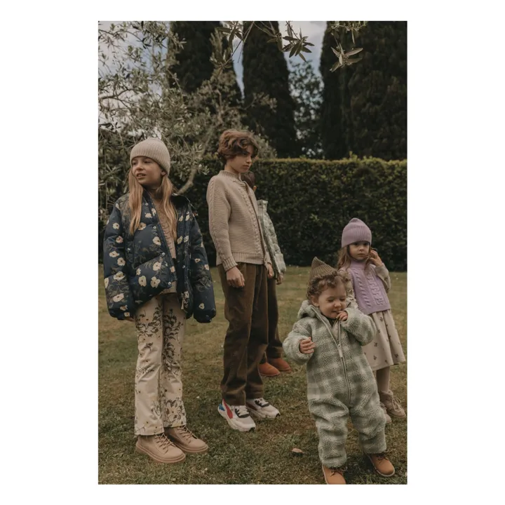 garbo&friends - Doudoune Flowers - Navy blue | Smallable