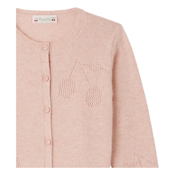 Bonpoint - Ginger pink cashmere cardigan - Pink | Smallable