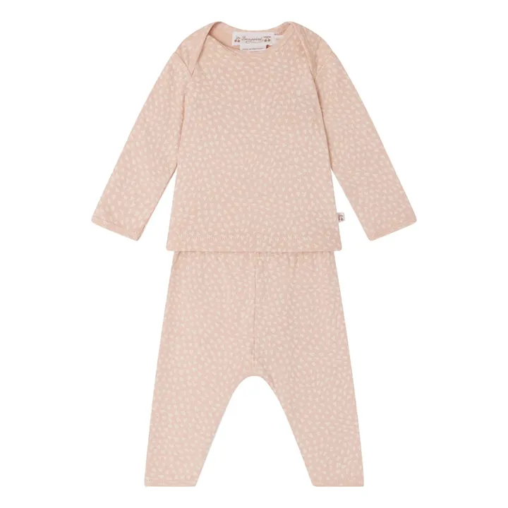 Bonpoint - Timi set with heart print - Pink | Smallable