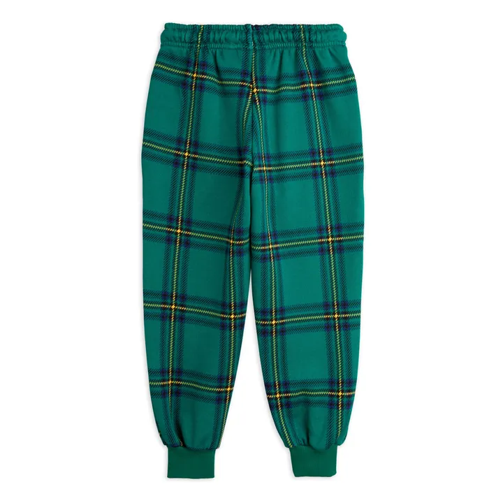 Mini Rodini - Organic Cotton Check Jogger - Green | Smallable