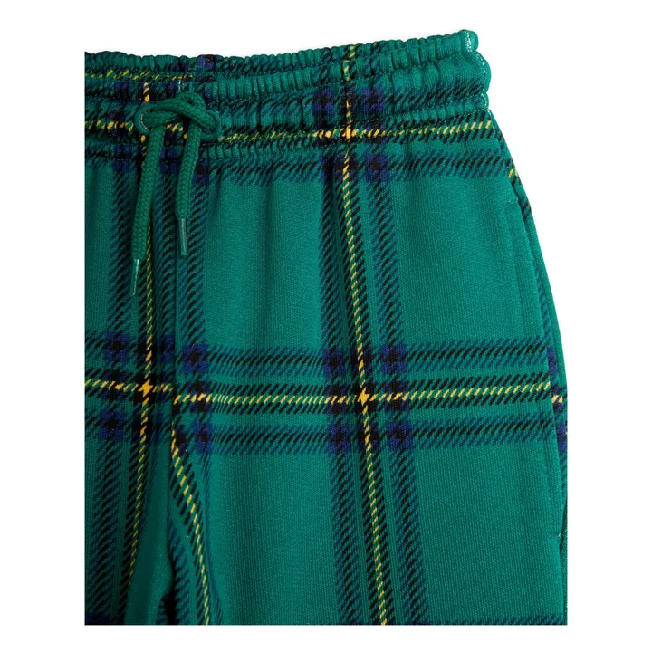 Mini Rodini - Organic Cotton Check Jogger - Green | Smallable