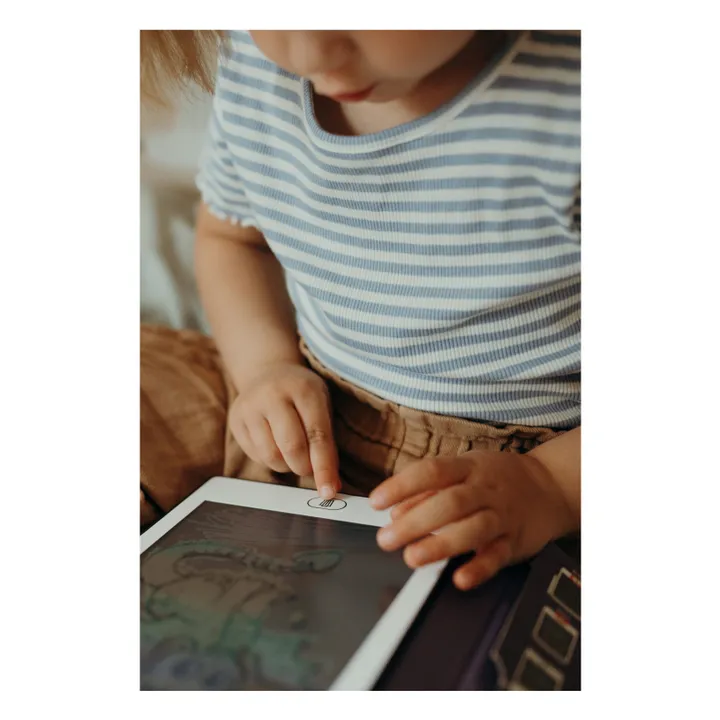 Kidywolf - Kidydraw Mini drawing board - Blue | Smallable