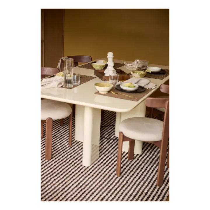 Gabrielle Paris - Set de table Vichy - Café | Smallable