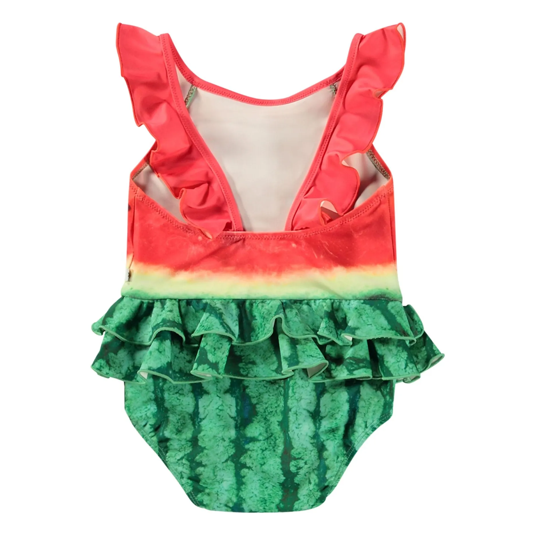 Molo - Nalani Watermelon Swimsuit Recycled Fibers - Red | Smallable
