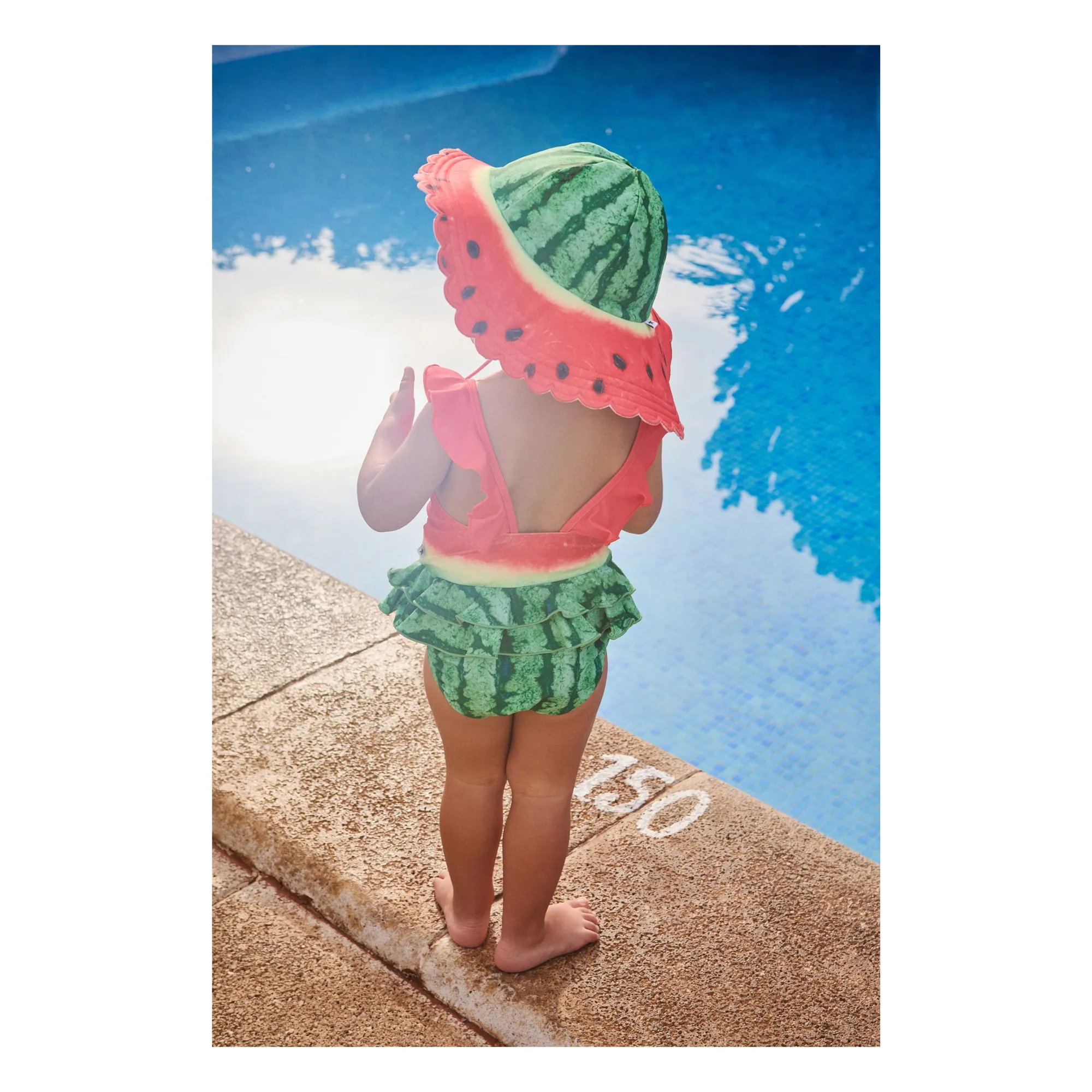 Molo - Nalani Watermelon Swimsuit Recycled Fibers - Red | Smallable