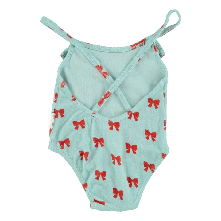 Piupiuchick - Organic Sponge Knot Swimsuit - Light blue | Smallable
