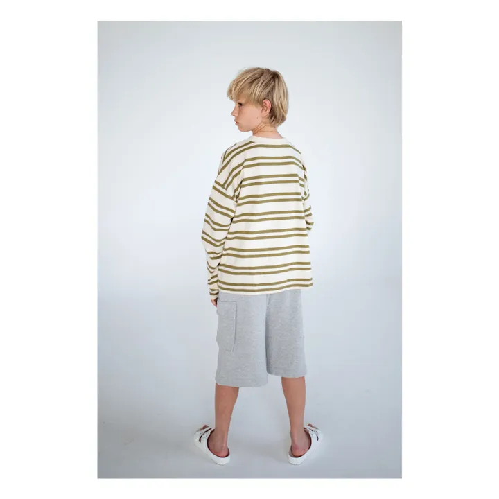 Repose AMS - Organic Cotton Cargo Shorts - Heather grey | Smallable
