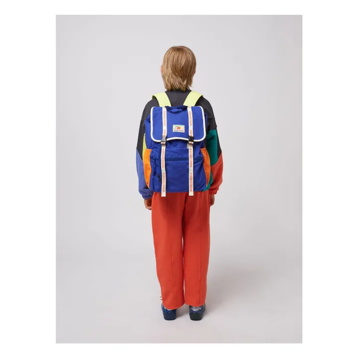 Bobo Choses - Organic cotton backpack - Navy blue | Smallable