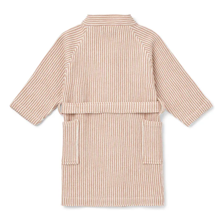 Liewood - Bertha bathrobe in organic cotton - Y/D stripe Tuscany rose ...