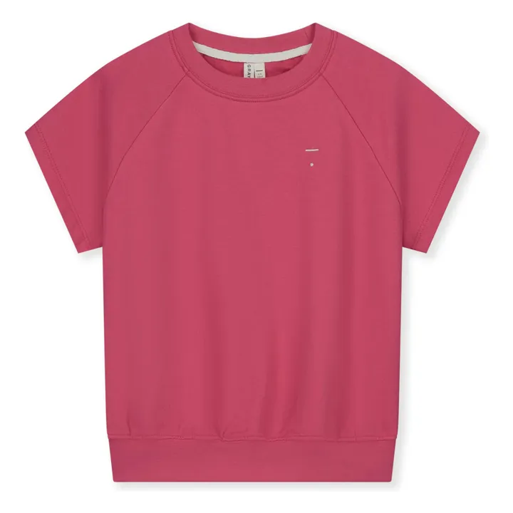 Gray Label - Sweatshirt mit kurzen Ärmeln aus Bio-Baumwolle - Fuchsie | Smallable