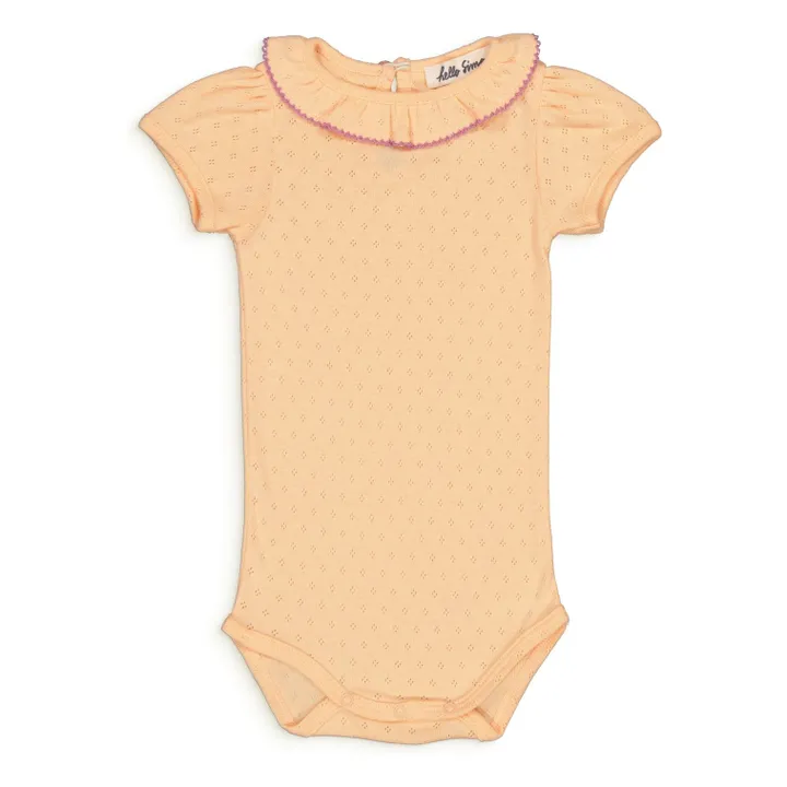 Hello Simone Perrine Body Organic Cotton Apricot Smallable